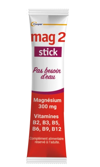 Magnésium fatigue & nervosité-Mag2 stick fruit de la passion