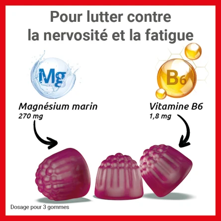 Gummies magnesium fatigue et nervosité - Mag2 Gummies