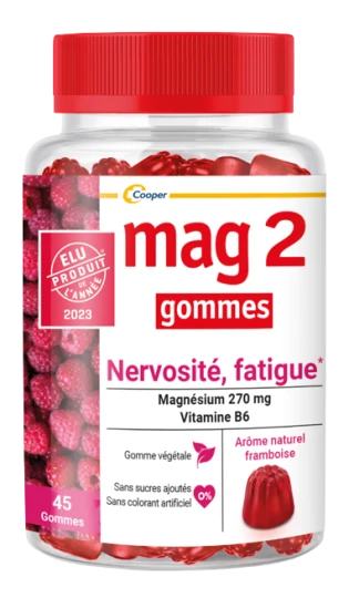 Gummies magnesium fatigue et nervosité - Mag2 Gommes